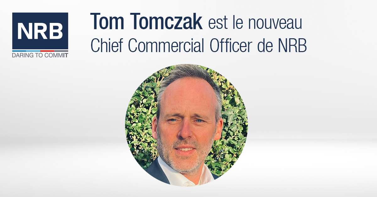 Tom Tomczak est nommé Chief Commercial Officer de NRB | NRB