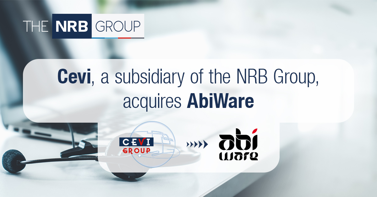 Cevi, dochteronderneming van de NRB-groep, neemt AbiWare over | NRB
