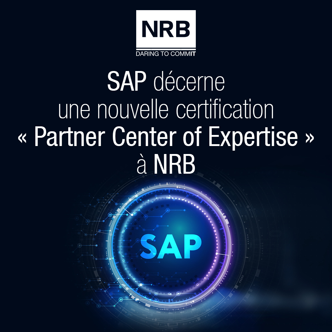 SAP awards new Partner Center of Expertise certification to NRB | NRB